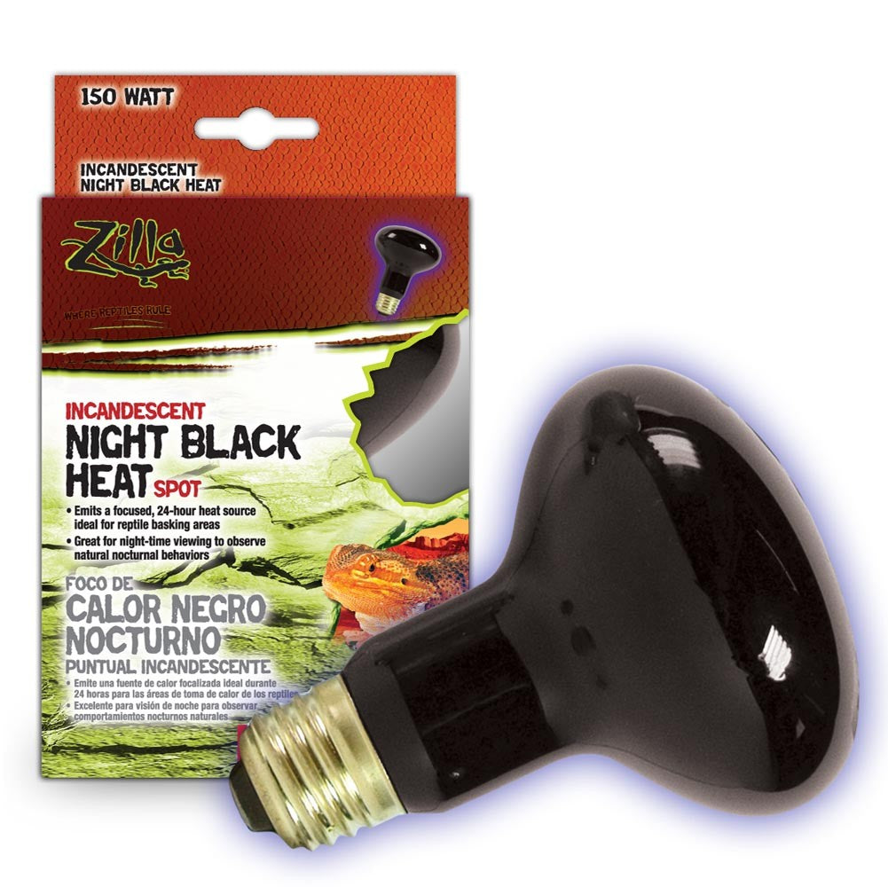 Zilla Incandescent Spot Bulbs Night Black 1ea/150 W – Pet Supplies