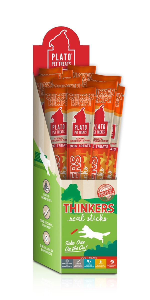 Plato Dog Thinkers Single Chicken Display 12 Piece – PDS