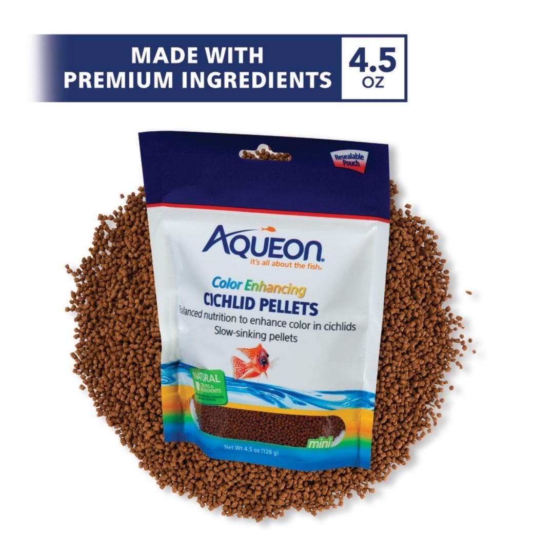 Aqueon Cichlid Food Color Enhancing 1ea/4.5 oz Color – Pet Supplies