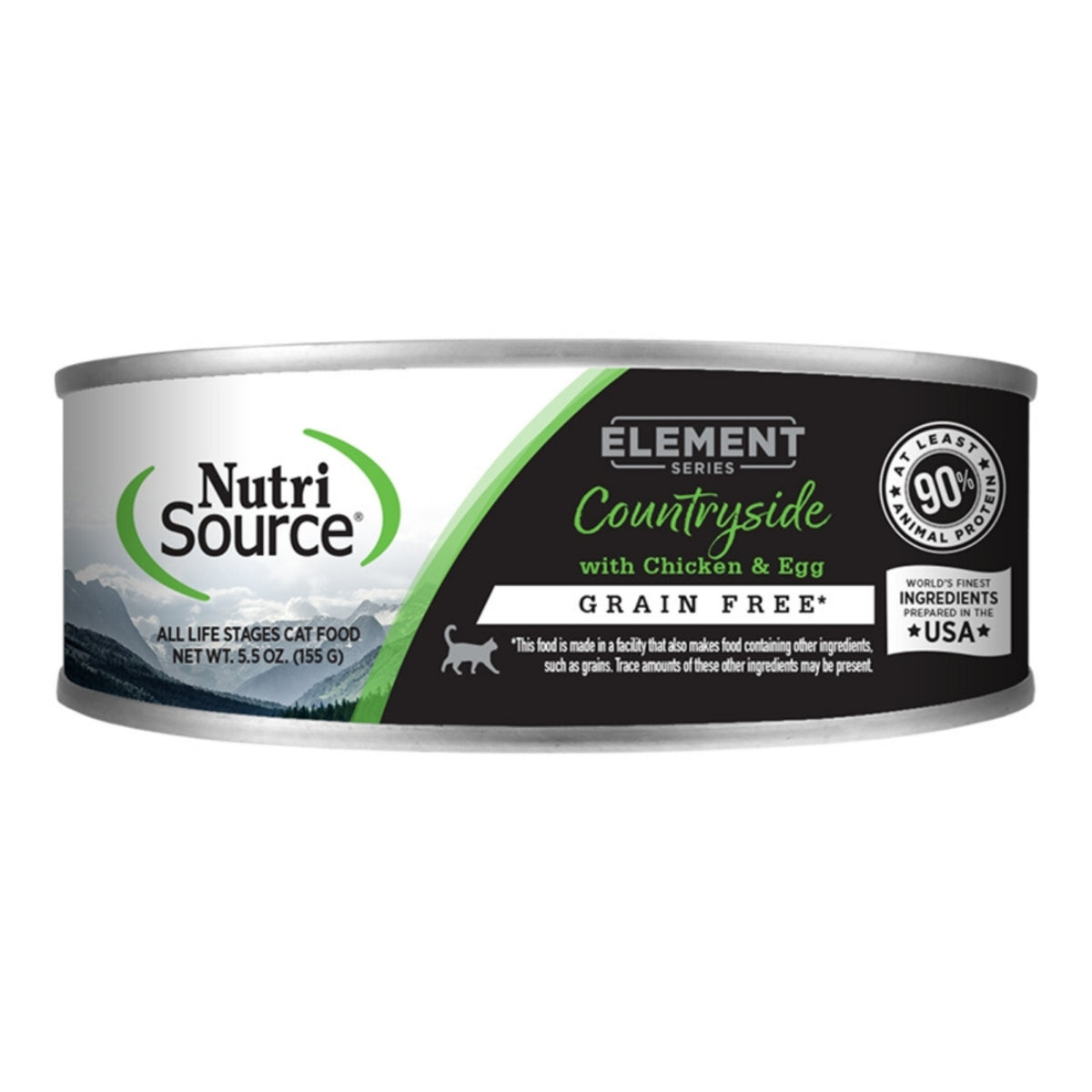 NutriSource Element Series Grain Free Canned Cat Food Countryside 5.5o ...