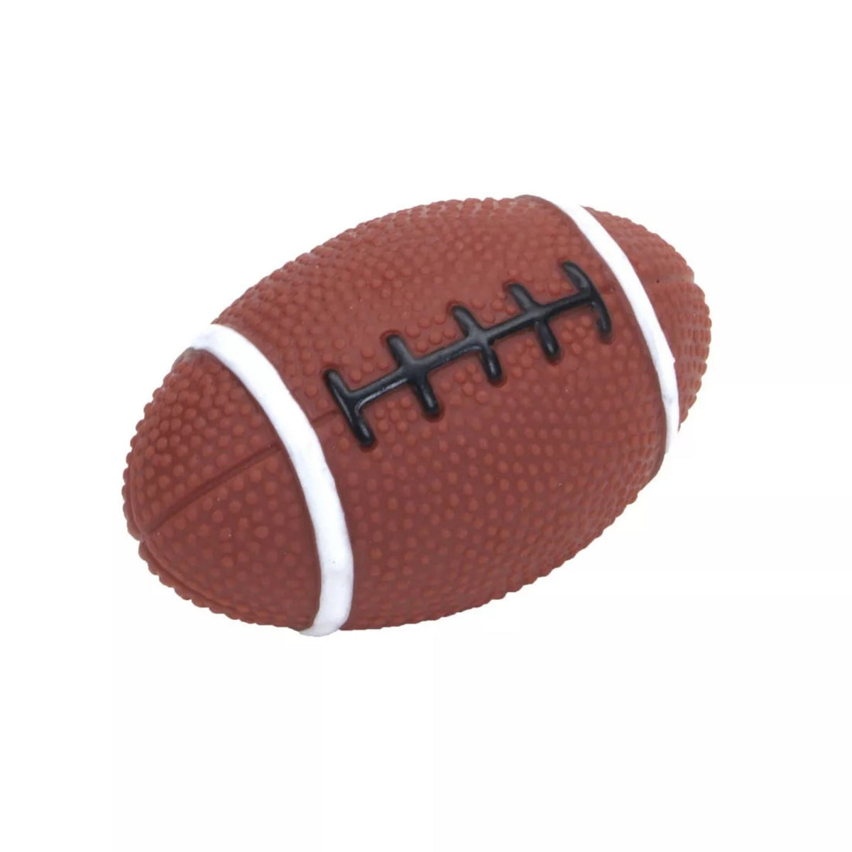 Coastal Rascals Latex Football Dog Toy Brown 4in – Pet Supplies