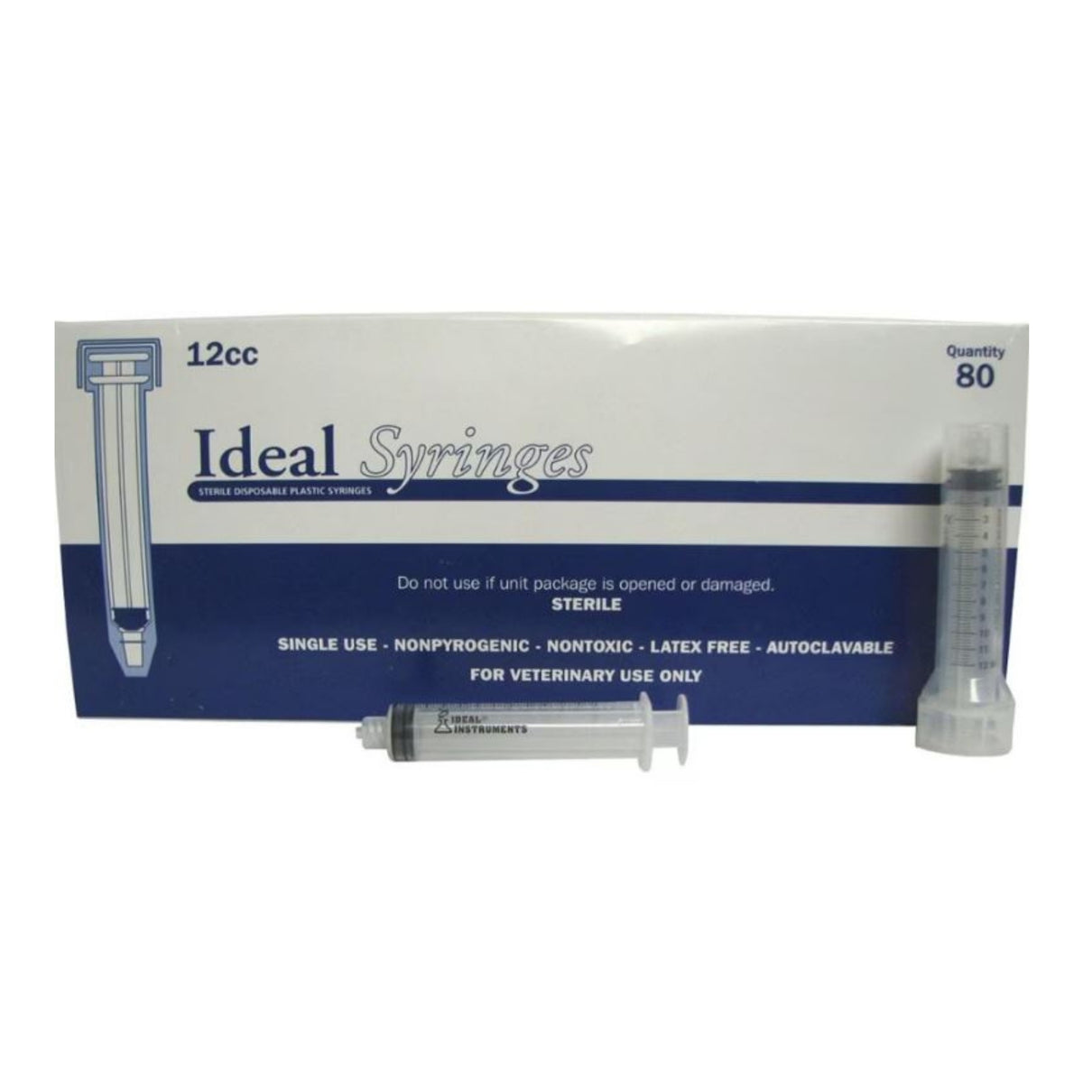 Luer Lock Disposable Syringe 12Cc – Pet DropShipper