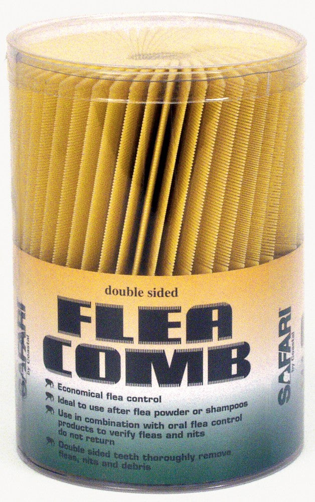 Safari Plastic Double Sided Dog Flea Comb 1ea/9 In X 2.25 in, 100 Piec ...