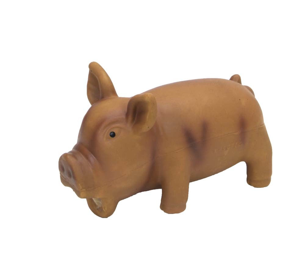 Coastal Rascals Latex Toy Pig Brown 6.25In – Pet Supplies
