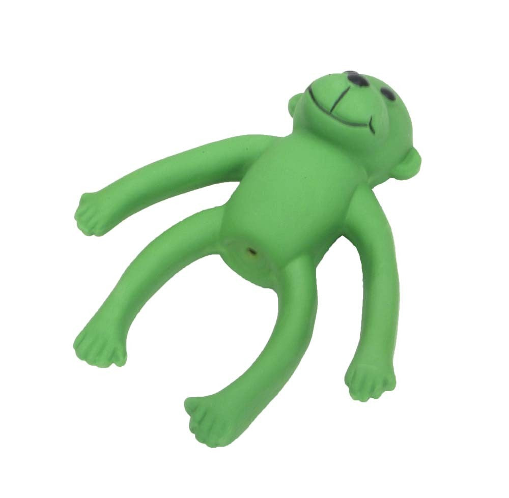 Coastal Rascals Latex Toy Monkey Green 6In – Pet Supplies