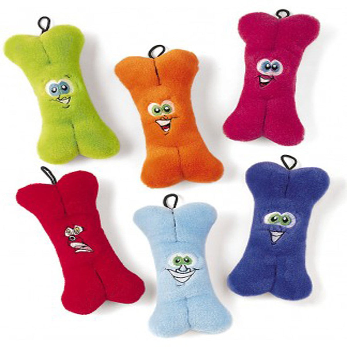 Spot Plush Bone With Embroidered Face Dog Toy Assorted 1ea/7 in – Pet ...