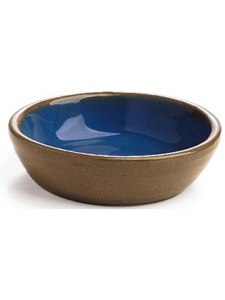 Spot Standard Crock Cat Saucer Tan; Blue 5 in – Pet Supplies