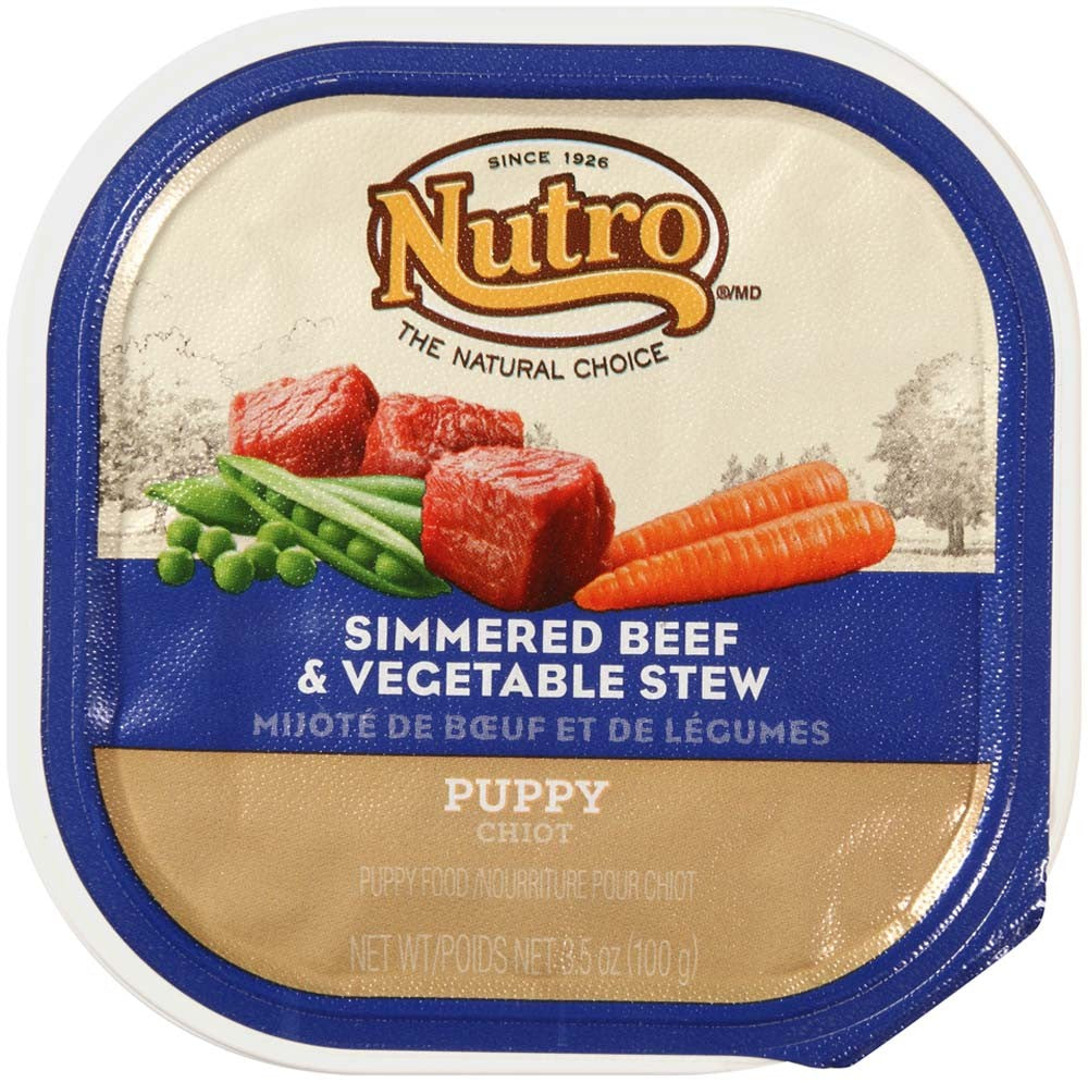Nutro Products Grain Free Bites in Gravy Puppy Wet Dog Food Tender Bee ...