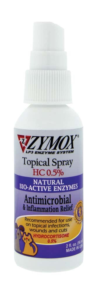 Zymox Topical Spray 0.5 Hydrocortisone 2 fl oz (3pack) – PDS