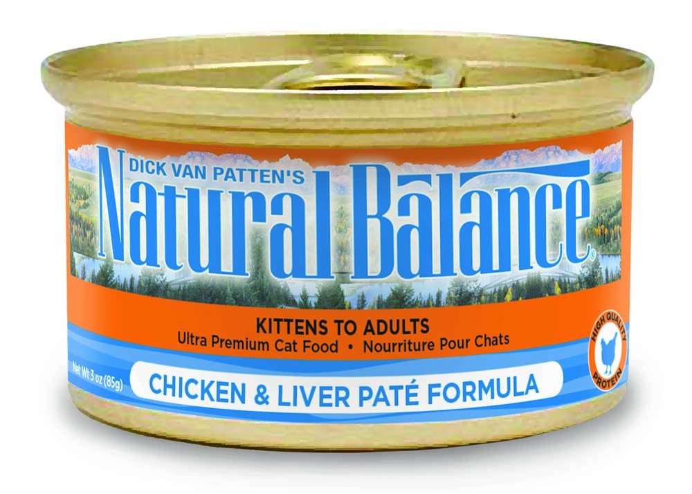 Natural Balance Pet Foods Ultra Premium Wet Cat Food Chicken & Liver P ...