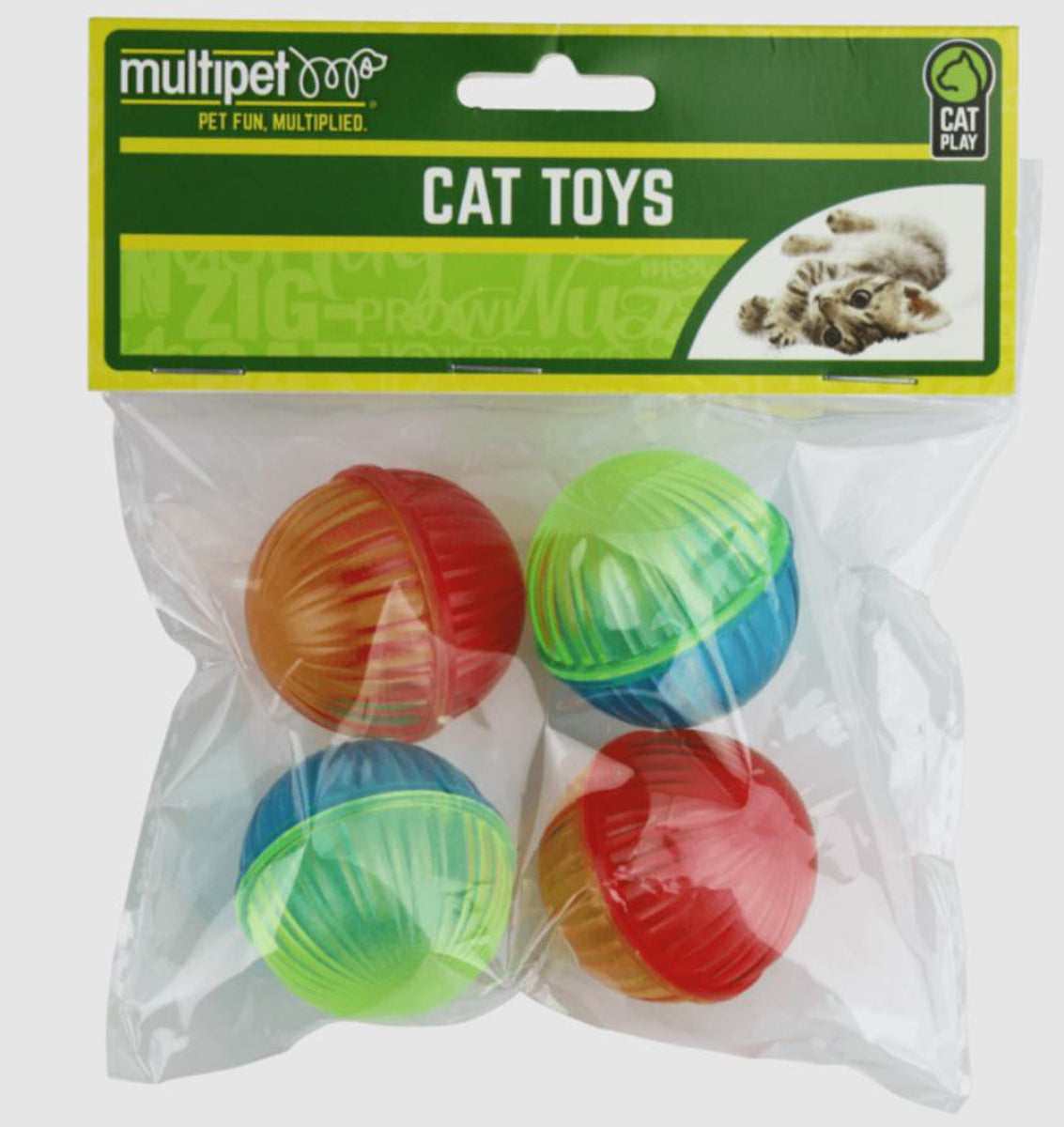 Multipet *Lattice Ball 4pk.(Assorted) 1.5 inchea. – Pet Supplies
