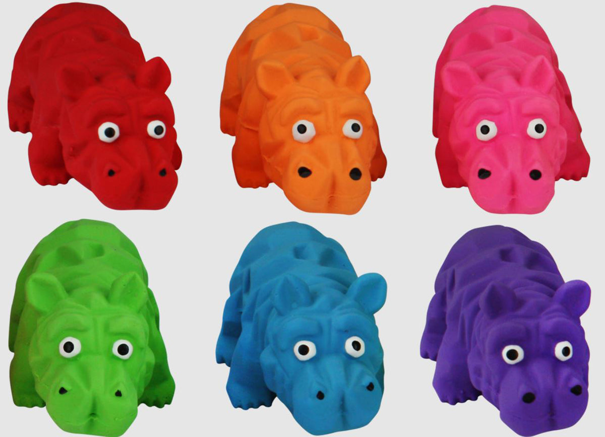 Multipet Origami Hippos Dog Toy Assorted 1ea/Mini, 4 in – Pet Supplies