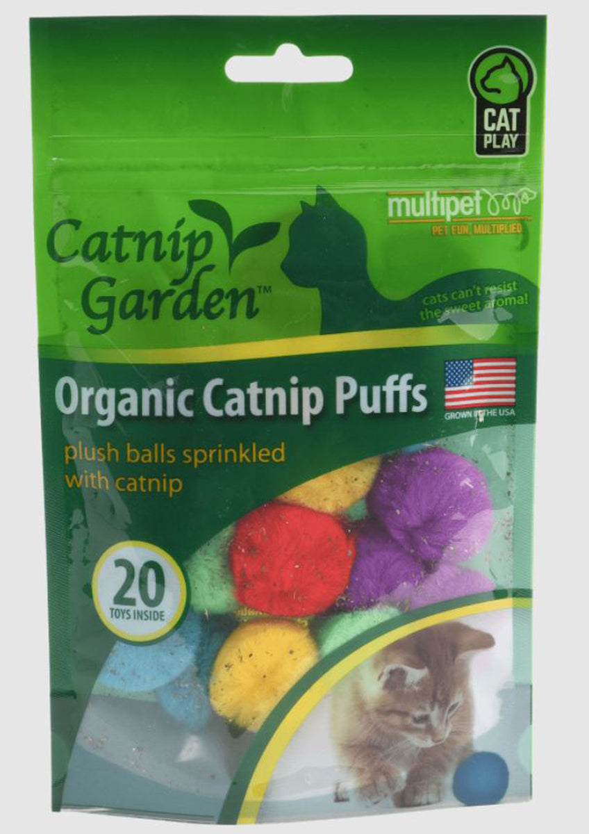 Multipet Catnip Garden Catnip Puffs 20ct.Bag – Pet DropShipper