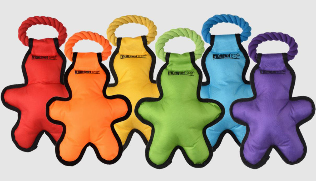 Multipet Cross Ropes Dog Toy Tug O Man Assorted 1ea/14 in – Pet Supplies