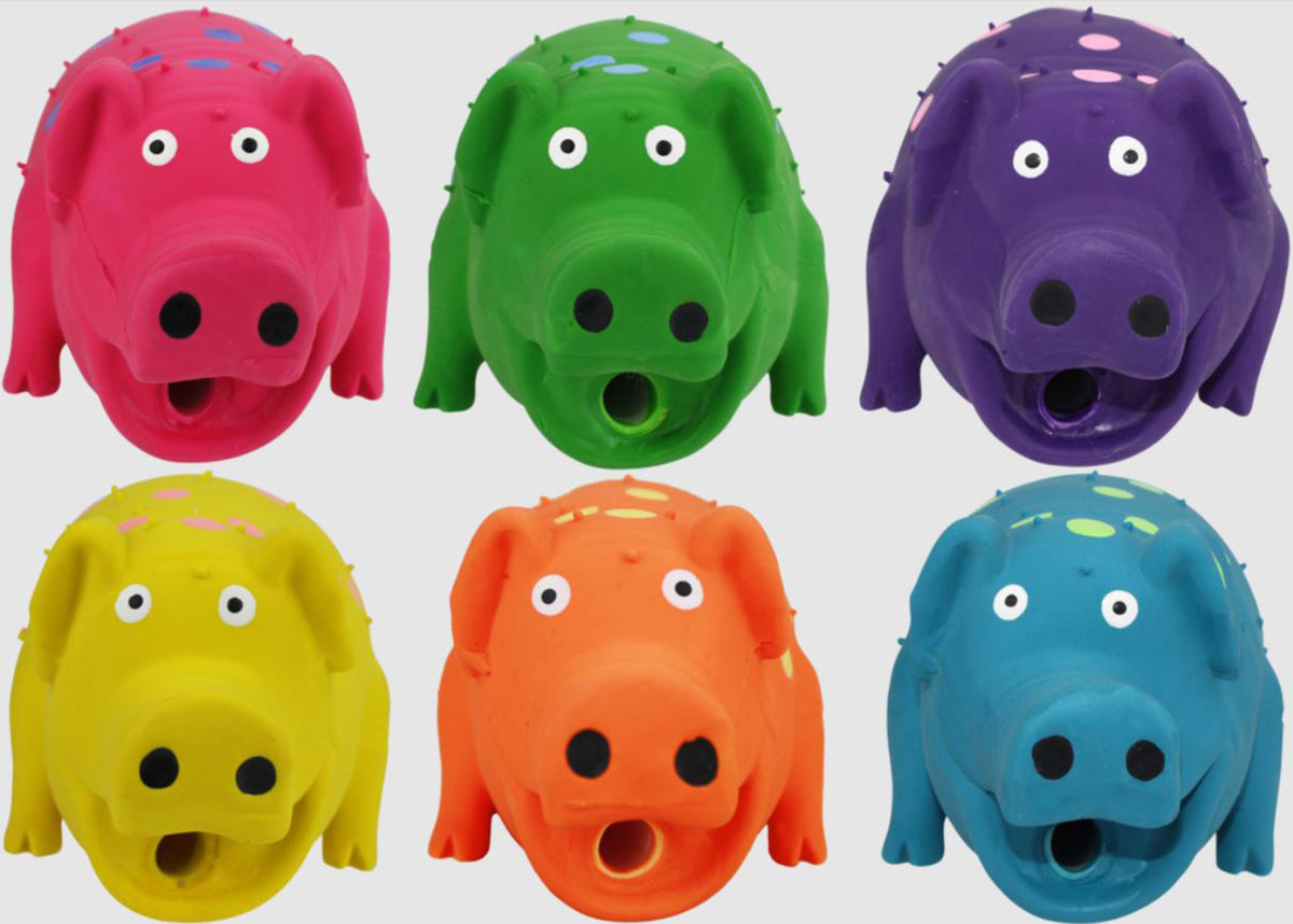 Multipet Pigs That Oink Dog Toy Assorted 1ea/9 in – Pet Supplies